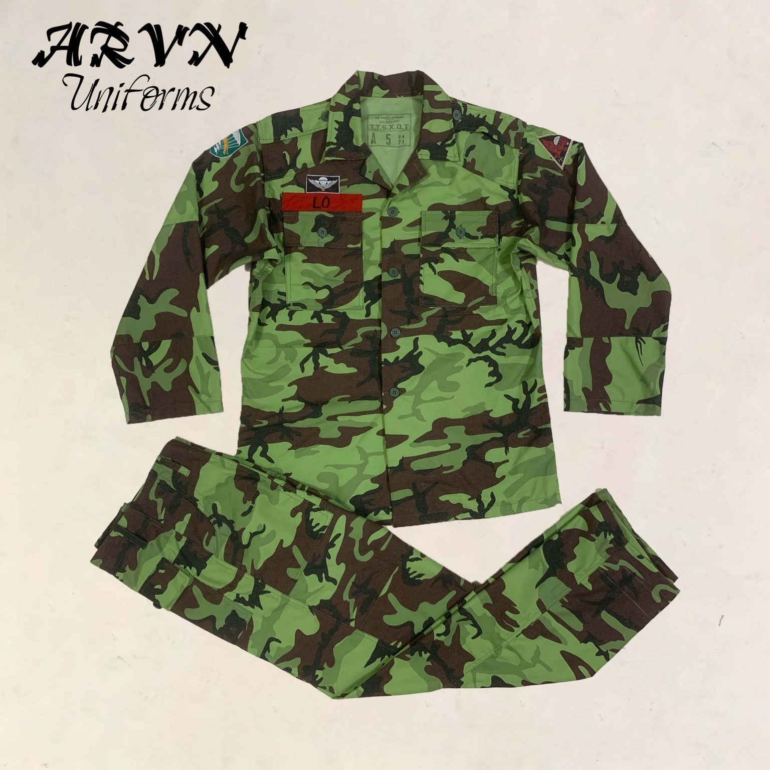 ERDL Rangers BDQ – Customize order – ARVN Uniforms