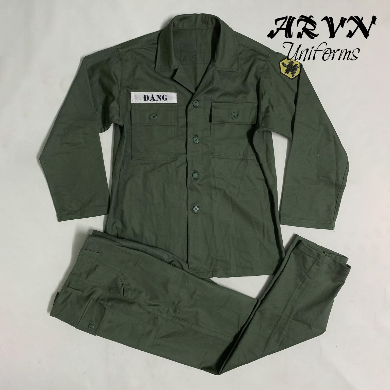 Infantry OD uniforms – Customize order – ARVN Uniforms