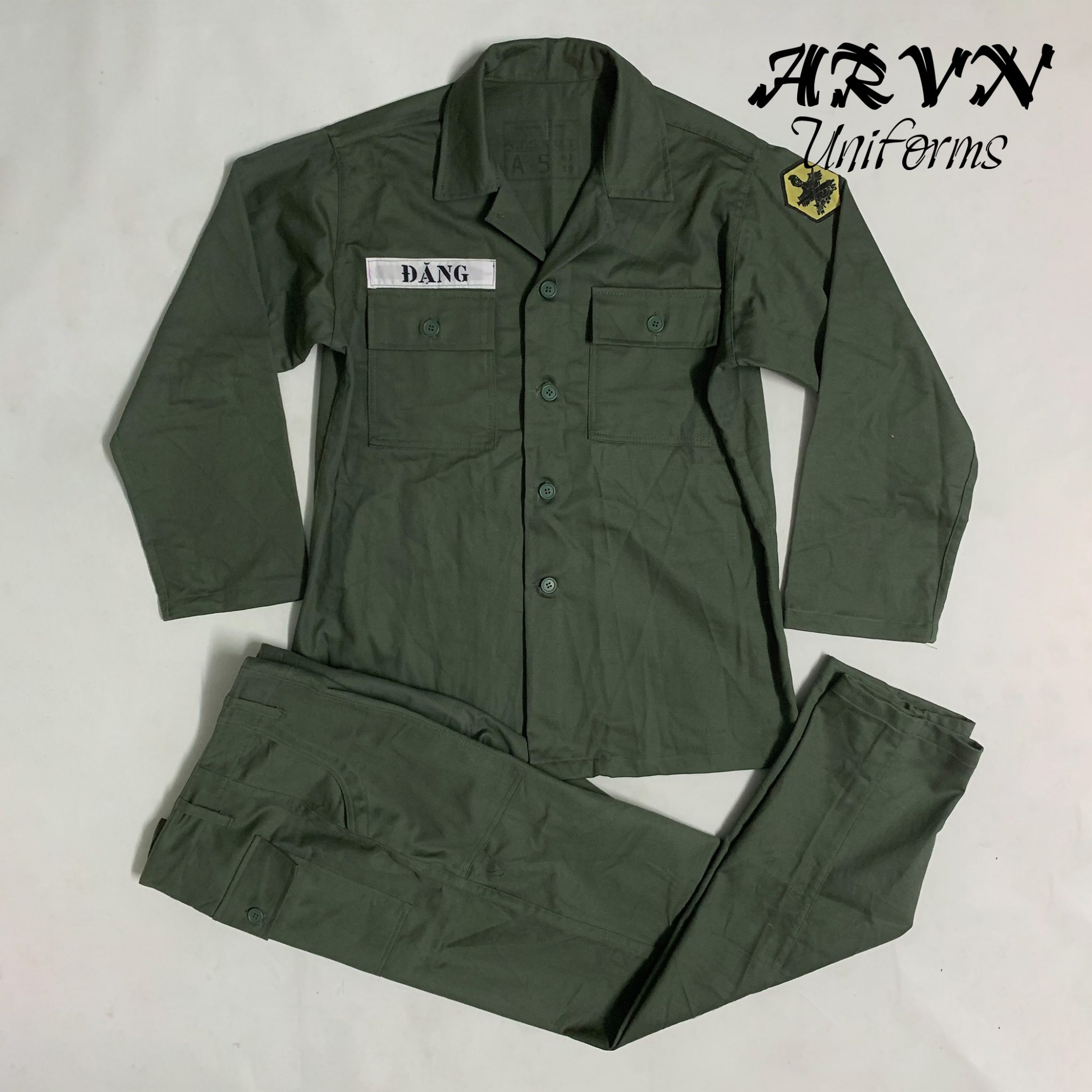 Infantry OD uniforms – Customize order – ARVN Uniforms
