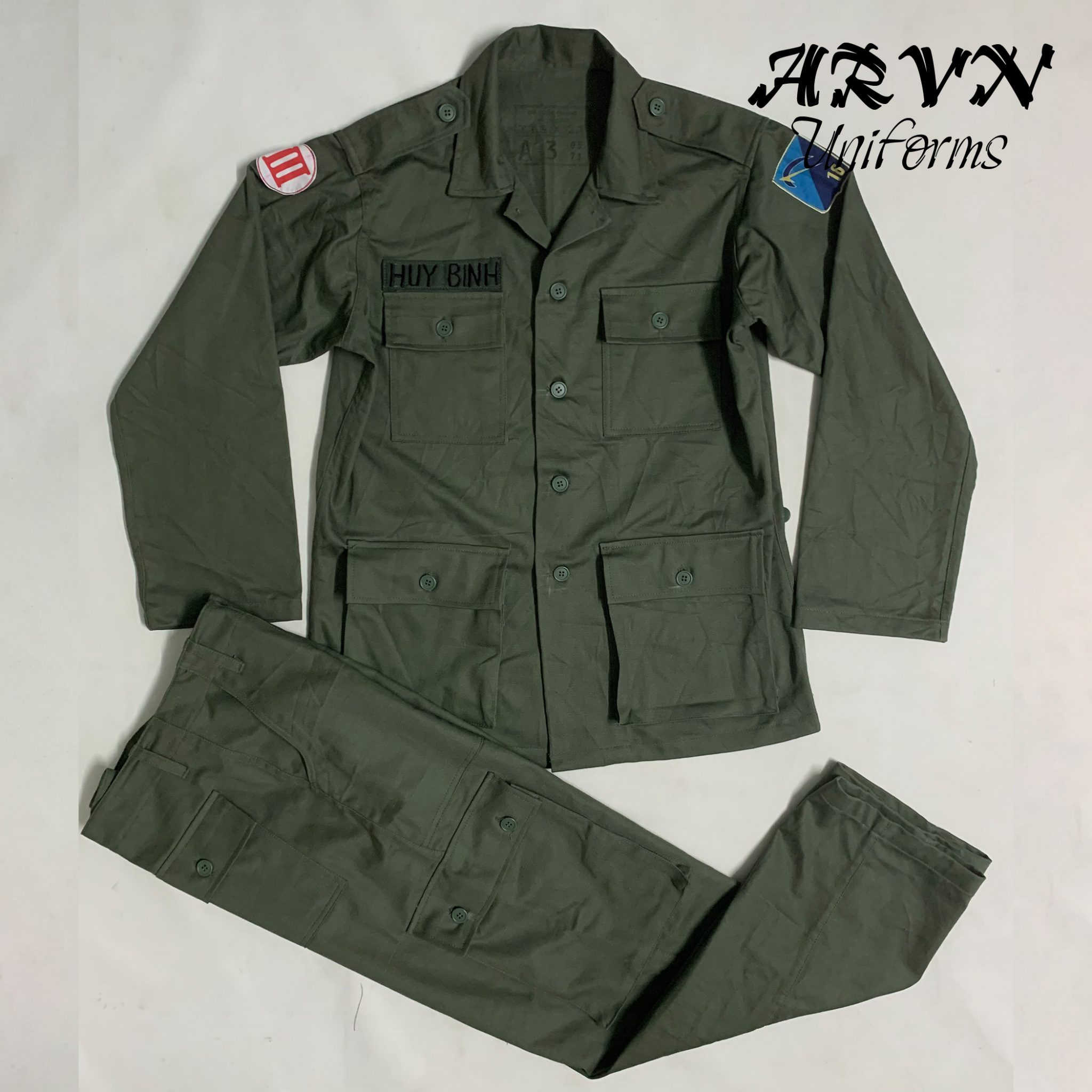 Infantry OD uniforms – Customize order – ARVN Uniforms
