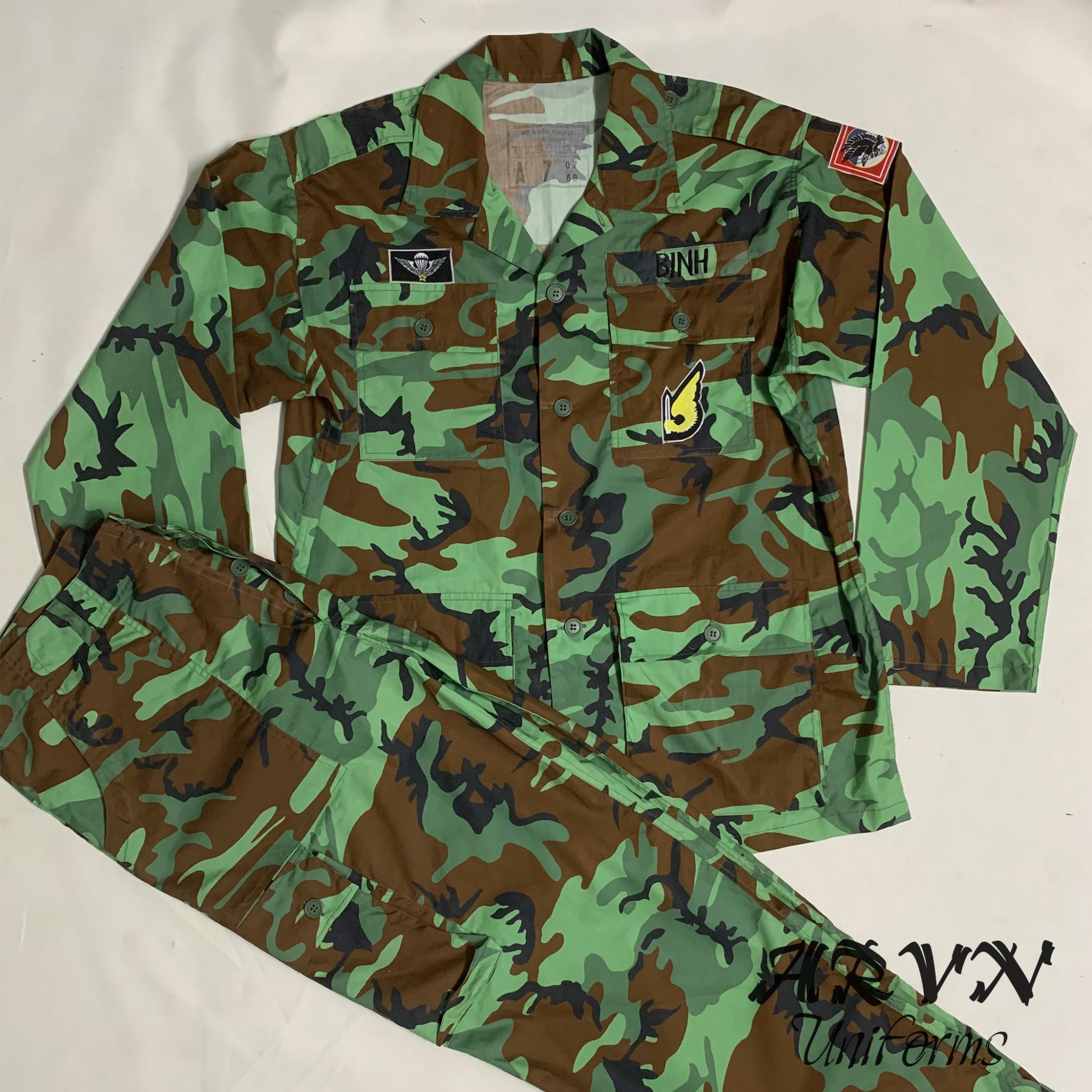 Repro poplin cotton ERDL Ranger BDQ – Customize order – ARVN Uniforms