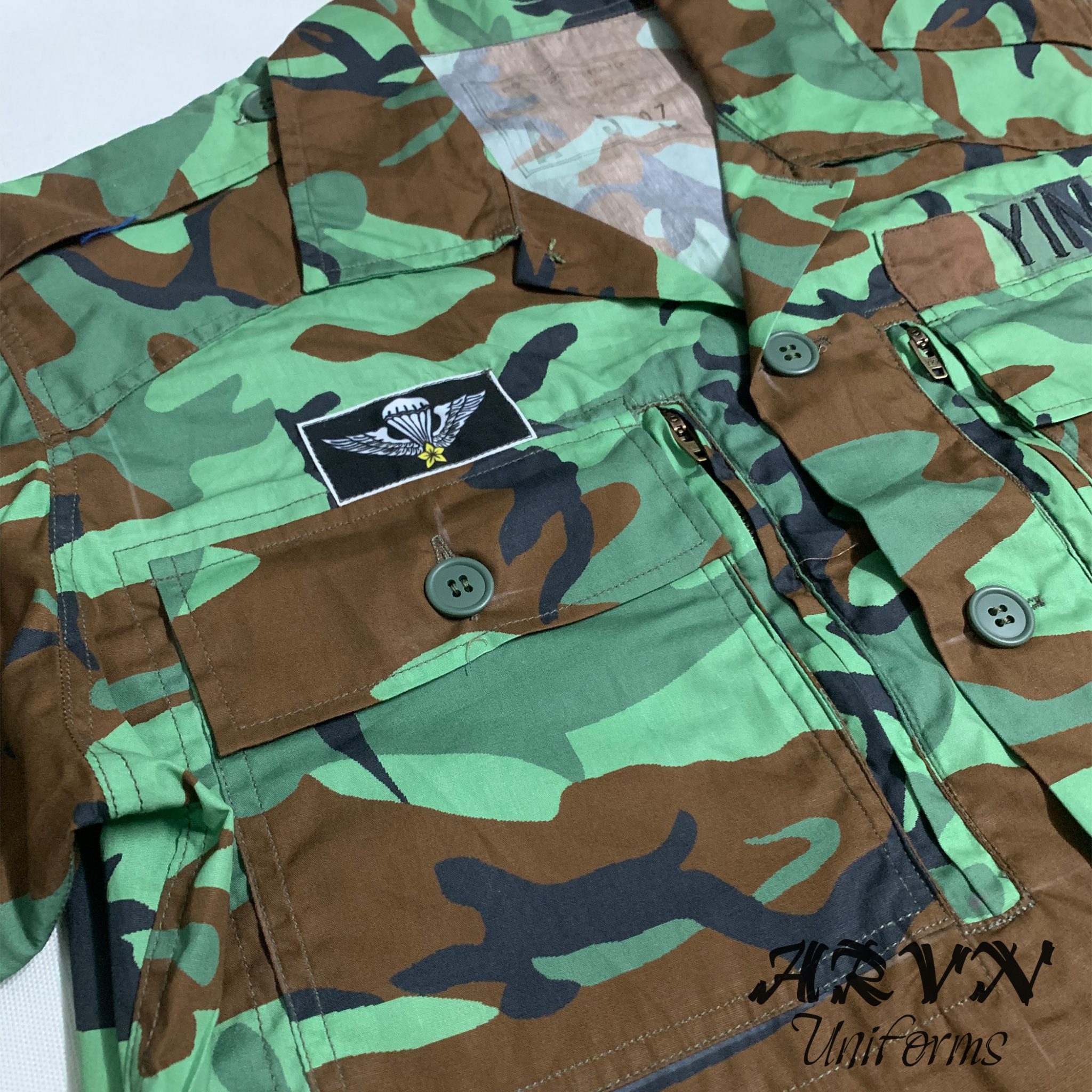 Repro poplin cotton ERDL Ranger BDQ – Customize order – ARVN Uniforms