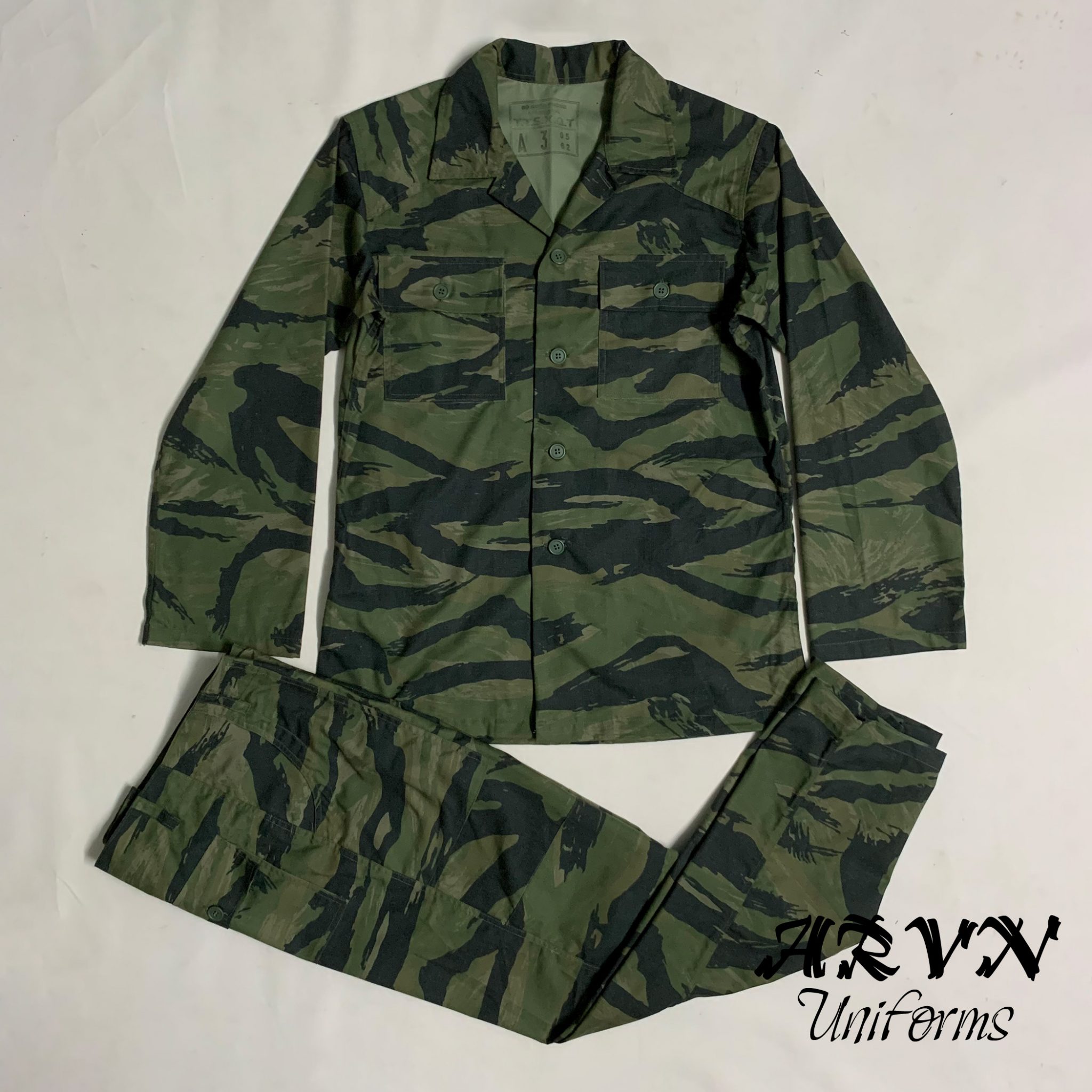 Early War ARVN Marines Tiger Stripe 1962 – Customize order – ARVN Uniforms