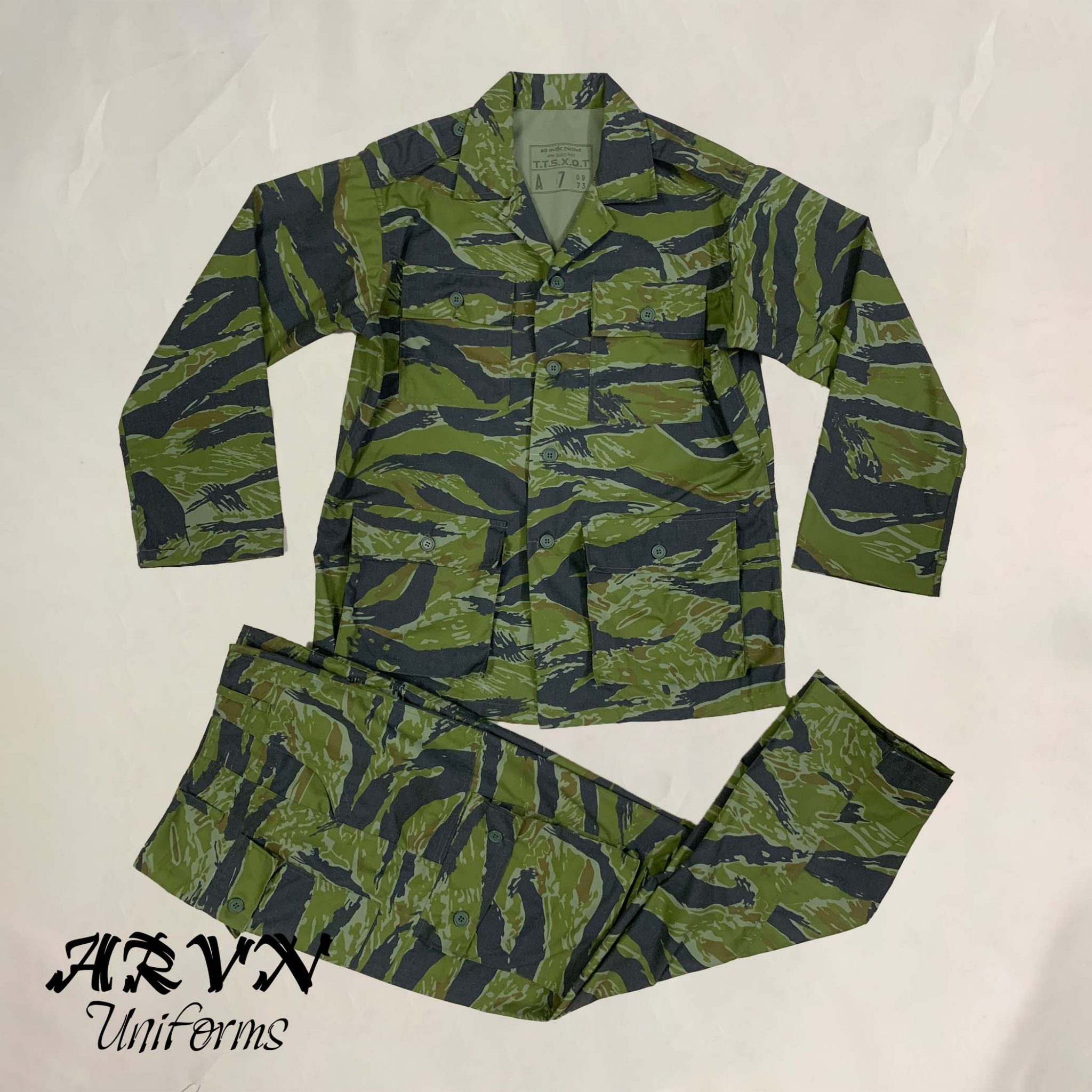 TQLC 1966 South Vietnam Marines Tiger Stripe – Customize order – ARVN ...