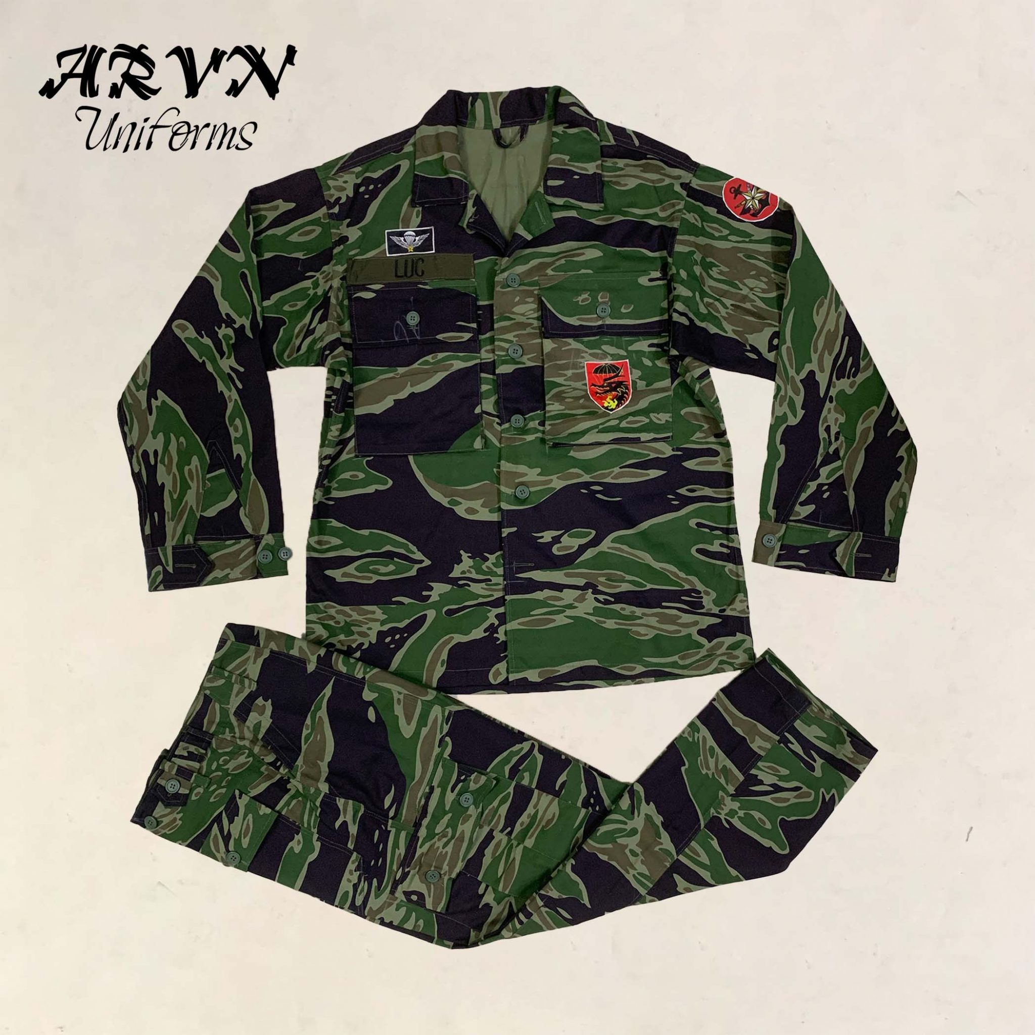 Late War Thai Large Tiger Stripes for VMS TQLC – Customize order – ARVN ...